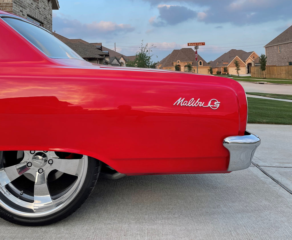 64 Chevelle Rear Quarter Emblem Billet Aluminum- Malibu LS Version ...