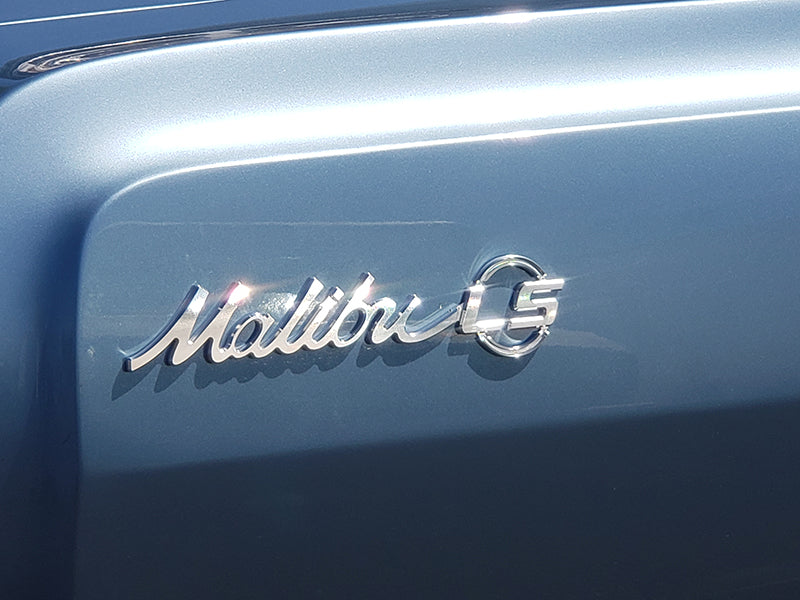65 Chevelle Malibu LS rear quarter panel emblem - Billet Aluminum ...
