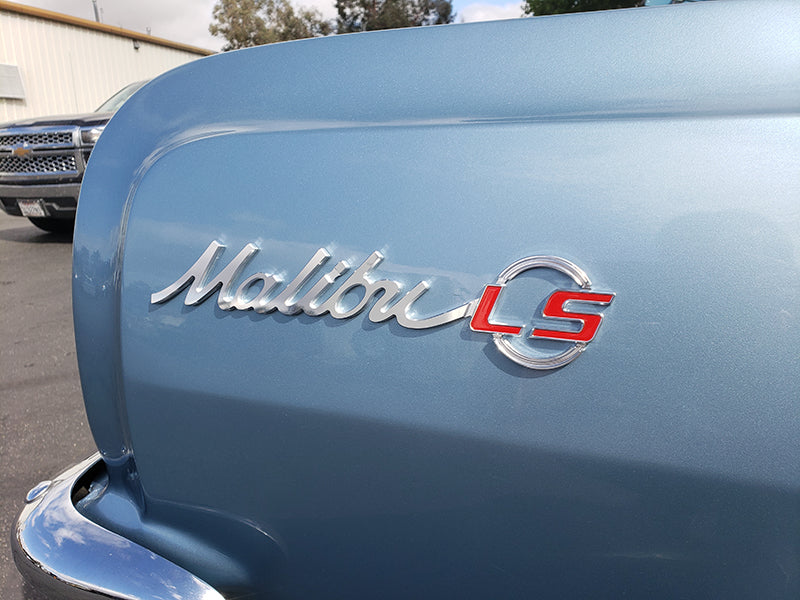 65 Chevelle Malibu LS rear quarter panel emblem - Billet Aluminum ...